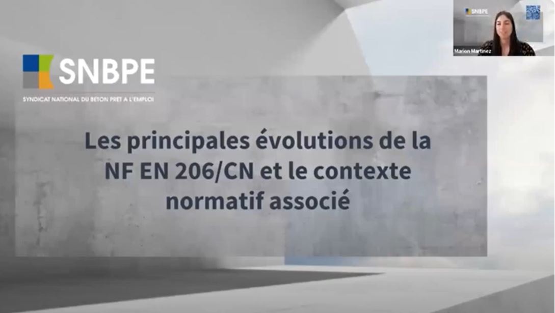 Les évolutions de la NF EN 206+A2/CN - Ecole Française du Béton Les évolutions de la NF EN 206+A2/CN - Ecole Française du Béton